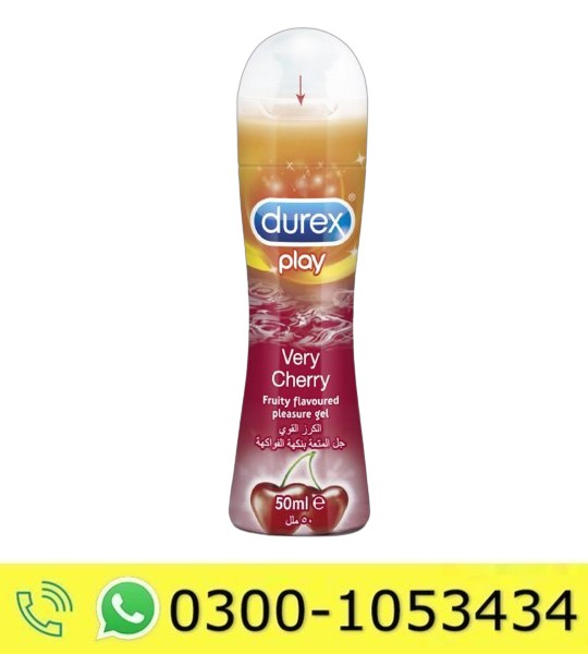 Durex Play Very Cherry Lubricating Gel for Smooth Intimacy