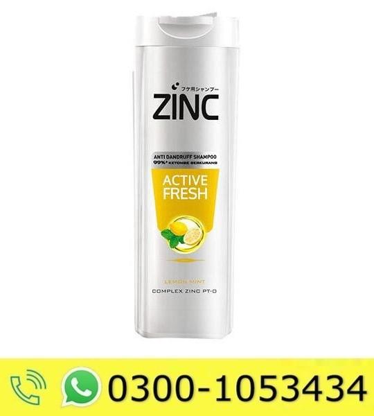 Zinc Active Fresh Anti Dandruff Shampoo Price in Pakistan 0300-1053434